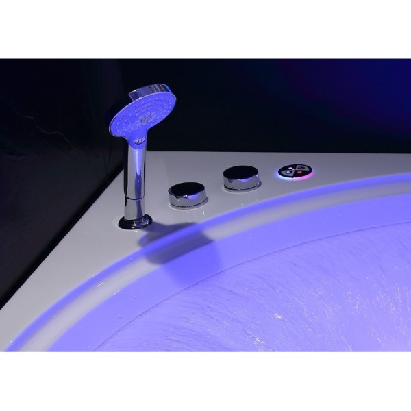 Quality Corner Massage Bathtub With Circle Waterfall for sale