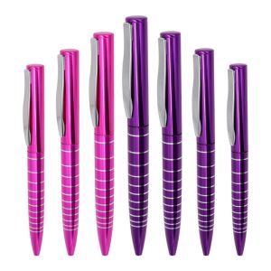 Quality Promotional Twist-type Metal Ballpoint Pens With Blue Ink 1.0mm Advertising for sale