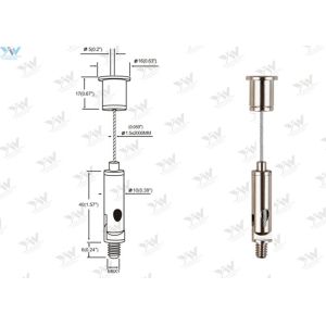 Quality Long - Lasting Quality Wire Cable Hanging System With Universal Joint Gripper for sale