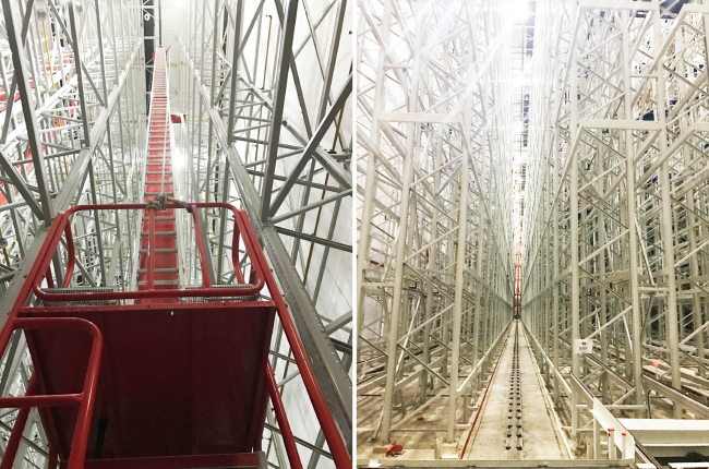 Integrated Logistics Center Pallet Stacker Crane ASRS Automated Shuttle Storage System 