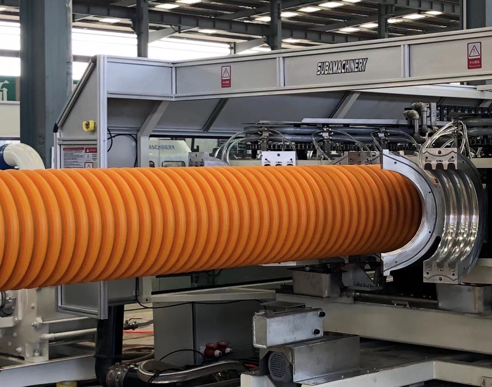 Quality Water Cooling Double Wall Corrugated Pipe Production Line Aluminium Alloy Mould for sale