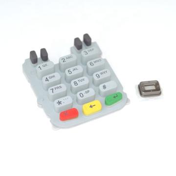 Quality Silicone Rubber POS Machine Keyboard For Verifone for sale