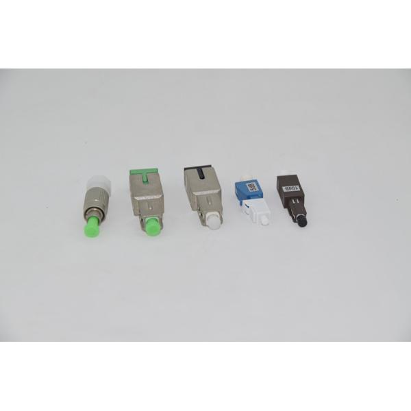 Quality LC UPC Fixed Fiber Optic Attenuator Precision Ceramic Ferrule Plastic Material for sale