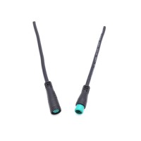 Quality PVC Waterproof Cable Connector Black M8 6 Pin IP65 Ebike Use for sale