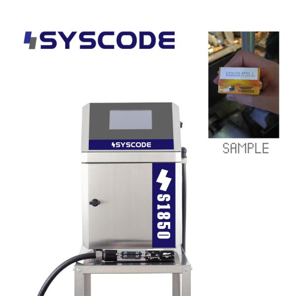 Quality S1850 High-Speed CIJ Inkjet Coding Printer: Leading Manufacturer for PVC, PP, for sale