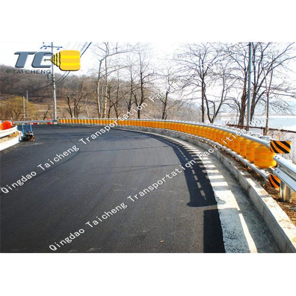 Quality Light Reflecting Roller Road Barrier Stainless Steel Railing Guardrail for sale