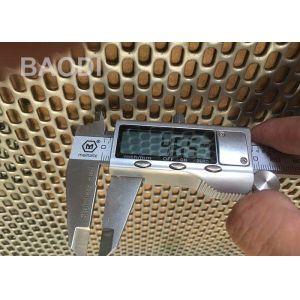 Quality 1X2M Galvanized Slotted Hole Perforated Stainless Steel Mesh Screen For Mining for sale