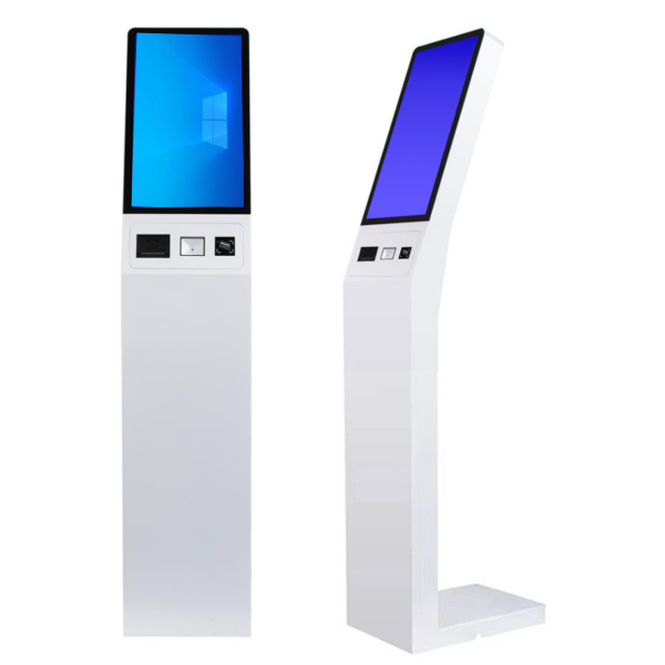 Quality 21.5 Inch Indoor capacitive totem Queue Ticket Kiosk with thermal printer For for sale