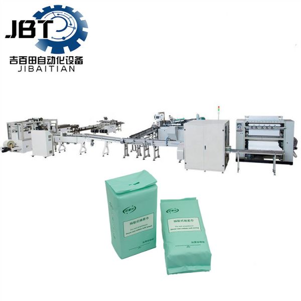 Quality Electric Face Tissue Making Machine 80-100 Towels/Min With Easy Operation for sale