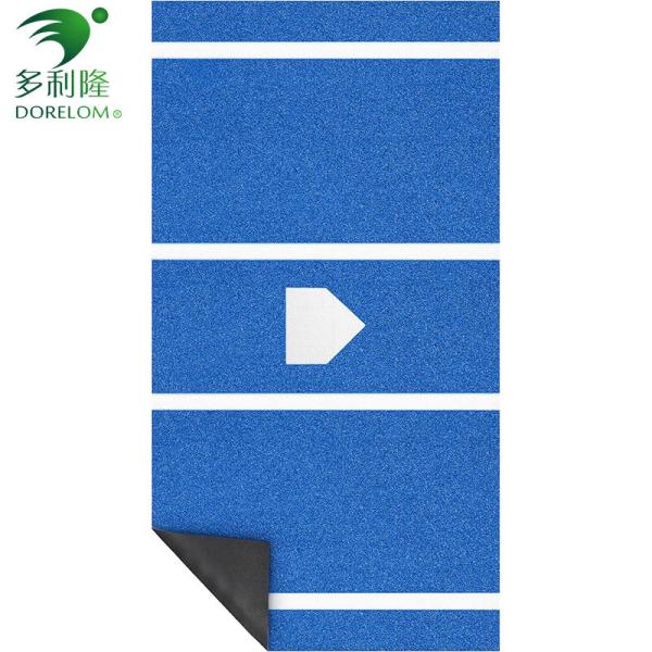 Quality Baseball Batting Mat Nonslip Indoor/Outdoor Portable Softball Hitting Mat with Home Plate for sale