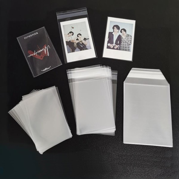 Quality Custom Card Sleeve Transparent Trading Card Sleeve Soft Clear Game Sport Kpop Photo Card Sleeve for sale