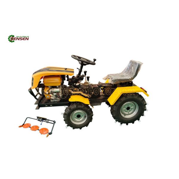Quality Synchronized 4x4 Gasoline Tractor Mini Tractor With Driver Seat And 3 Disc Mower for sale