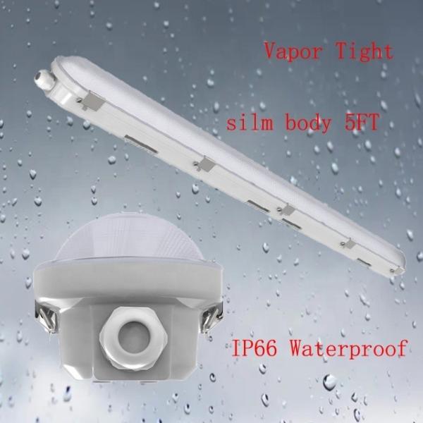 Quality Dimmable 85 CRI 25W 2ft 4ft 8ft Linear LED Batten Strip Shop Light Fixture -40 for sale