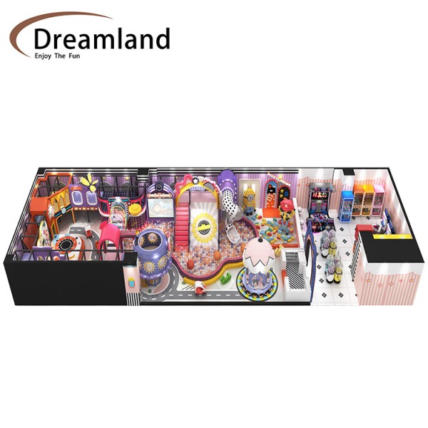 Quality Indoor Soft Playground Equipment 10-30 Children Capacity For 2-12 Years Old Age for sale