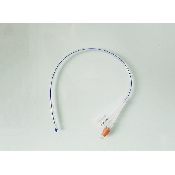 Quality Light Weight 3 Way Silicone Foley Catheter Size 6 - 26 Ch/Fr CE Compliant for sale