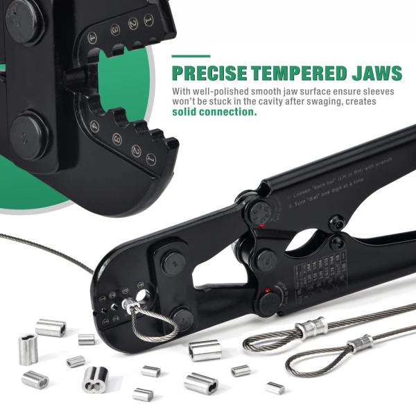 Quality Portable Aluminum Wire Sleeve Crimping Tool Non Slip Practical for sale