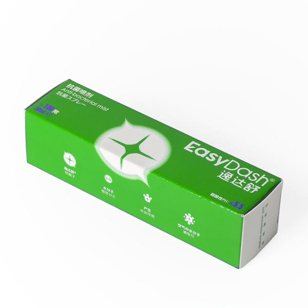 Quality Customized Thickness Tuck End Box for Antibacterial Spray Packaging CMYK Color for sale