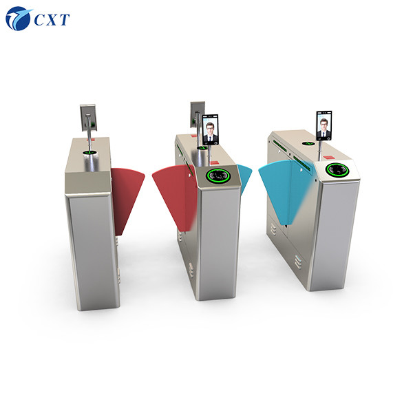 Quality 30-40 People/Min Office Security Barrier Gate Retractable Flap Barrier 140X for sale
