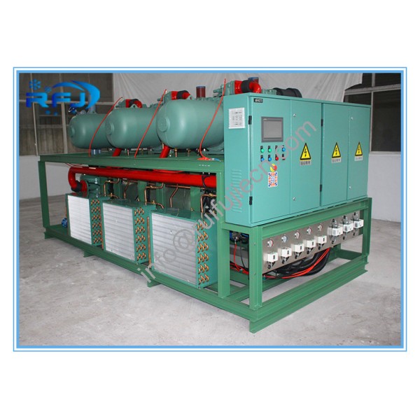 Quality High Temperature Air Cooled Condensing Unit For Blast Freezer , Three Screw for sale