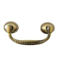 Quality European Style Zamak Antique Coffin Handles Traditional Religion Funeral Gold for sale