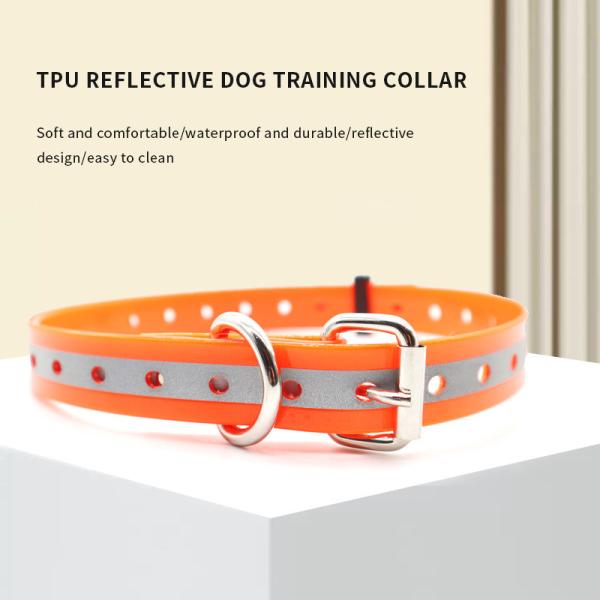 Quality All-Season Reflective Dog Collar Hundehalsband No Pull Adjustable TPU Hardware for sale