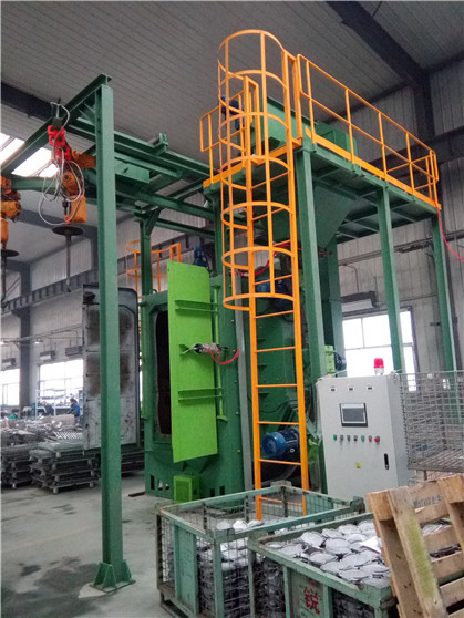 Quality Large Spinner 1500*1900mm Shot Blasting Equipment Surface Cleaning for sale