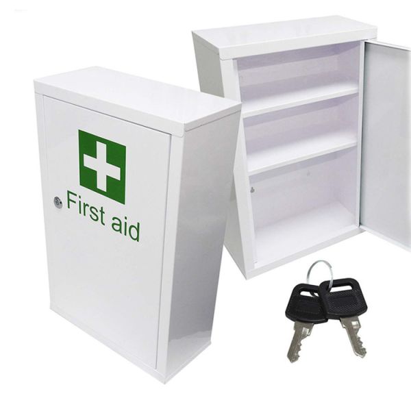 Quality Customized Empty First Aid Cabinet Lockable For Emergency First Aid Contents for sale