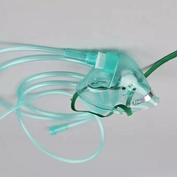 Quality Disposable Emergency Medical Oxygen Mask Medical PVC Oxygen Mask for sale