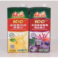 Quality 1000ml Slim Juice Paper Packing Material With 6 Months - 12 Months Shelf Life for sale