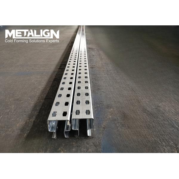 Quality Adjustable Width Upright Rack Roll Forming Machine Heavy Duty High Precision for sale
