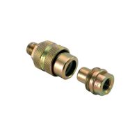 Quality Hydraulic Jacks Zinc Plated Steel Threaded Quick Connect for sale