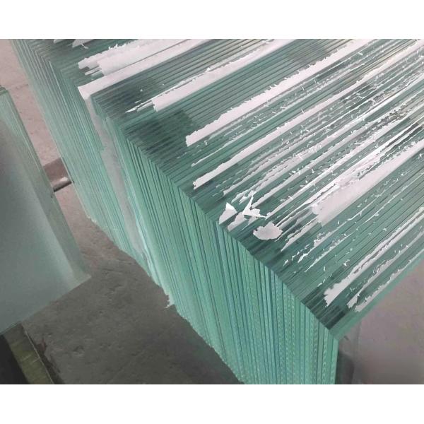 Quality White Translucent Frosted Square Tempered Glass for sale