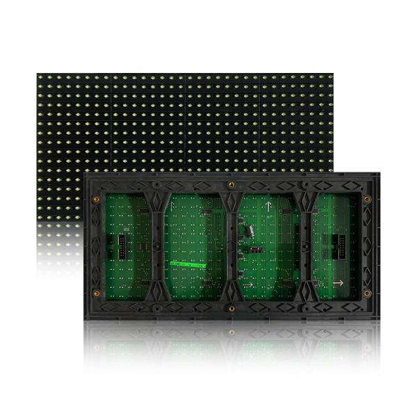 Quality Single Green LED Panel for Indoor Display 32*16 Resolution 4s Scan Mode DIP for sale