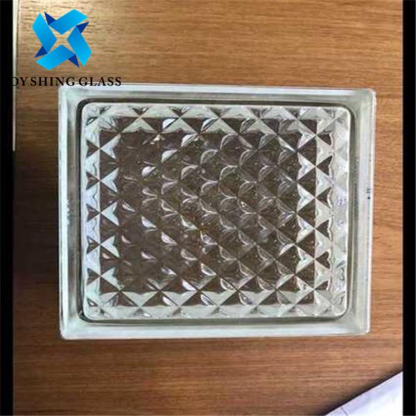 Quality Decoration Solid Glass Brick , Hot Melt Clear Glass Bricks Blocks for sale