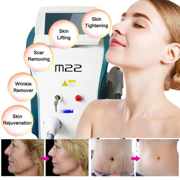 Quality 480nm 530nm DPL Laser Hair Removal RF Laser Resurfacing Machine for sale