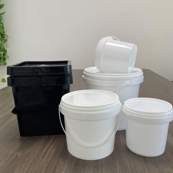 Quality Pet Food Container 32 oz Cotton Candy Plastic Bucket with Handle GAP/ISO/FDA for sale