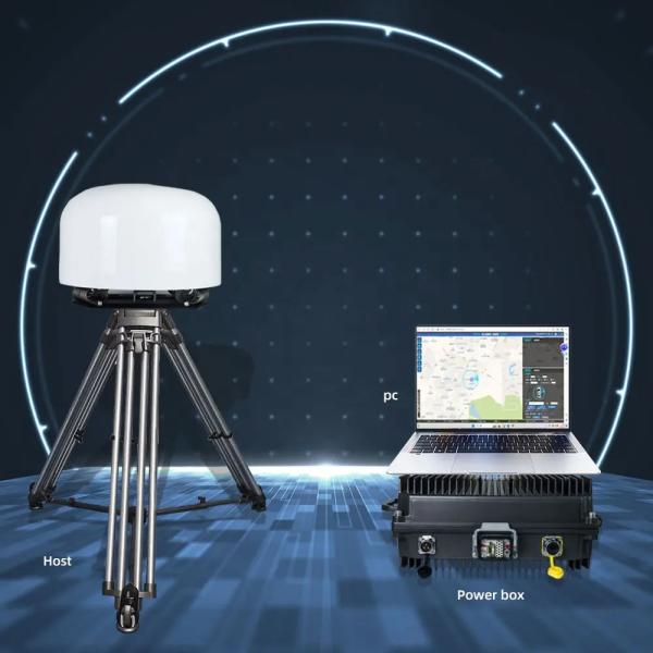 Quality Fixed Omnidirectional Anti Drone Jammer UAV Defense System 10km for sale