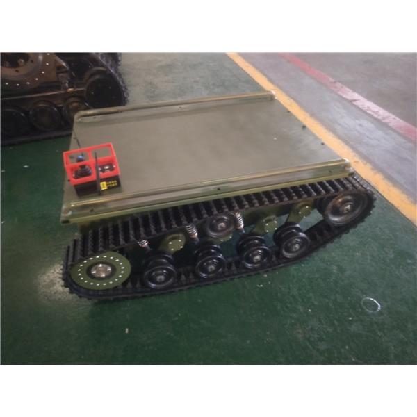 Quality Load 100KG Crawler Robot Rubber Track Undercarriage for sale