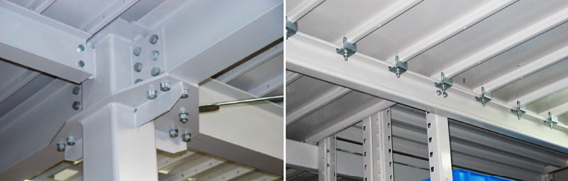 Steel Structure Garret Mezzanine Floor Platform  Heavy Duty Rack
