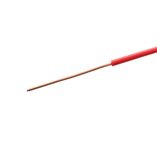 Quality 300/500V PVC Insulation Solid Core BV 1X0.5mm2 Red Electrical Wire for Powering for sale
