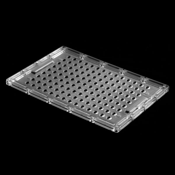 Quality 126x1 3030 LED PC Lens 241.35x170.35mm 92% Transmittance for sale