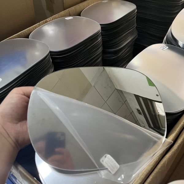 Quality 12'' Acrylic Convex Mirror Round Indoor Security Mirror for the Garage Blind Spot, Store Safety, Warehouse Side View, and More, Wall Mirror for Personal or Office Use for sale