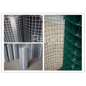 Quality 2 Mesh Galvanized Hardware Cloth Poly Coated 19 Gauge Dark Green Color for sale