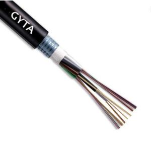Quality GYTS GYTA G657 PE Jacket 24 36 38 48 core outdoor fiber optical cable for sale