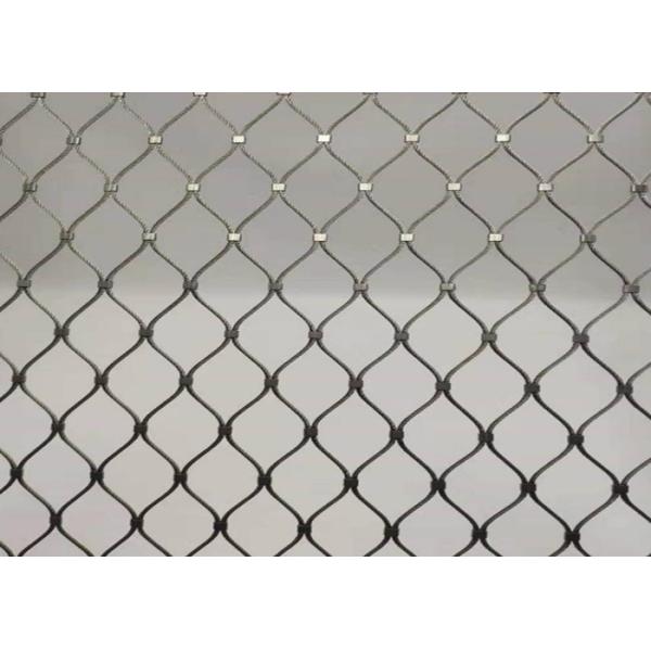 Quality 8m Antiwear Diamond Woven Wire Mesh OEM With Ribbon Buckle for sale