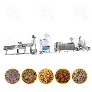 Quality Big Output 2 Ton Per Hour Floating Fish Feed Pellet Animal Feed Making Machine for sale