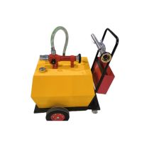Quality Yellow Mobile Foam Unit Cart Foam Proportioning 130L Foam Tank for sale