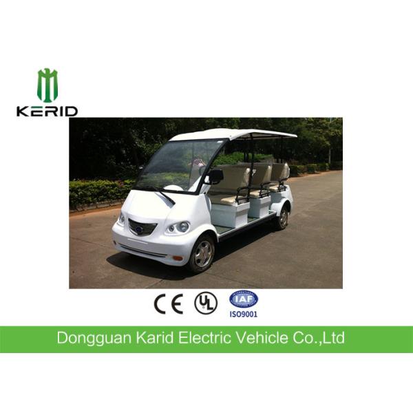 Quality 8 Seater Electric Car Max Speed 30km , Multi Passenger Sightseeing Tour Bus for sale