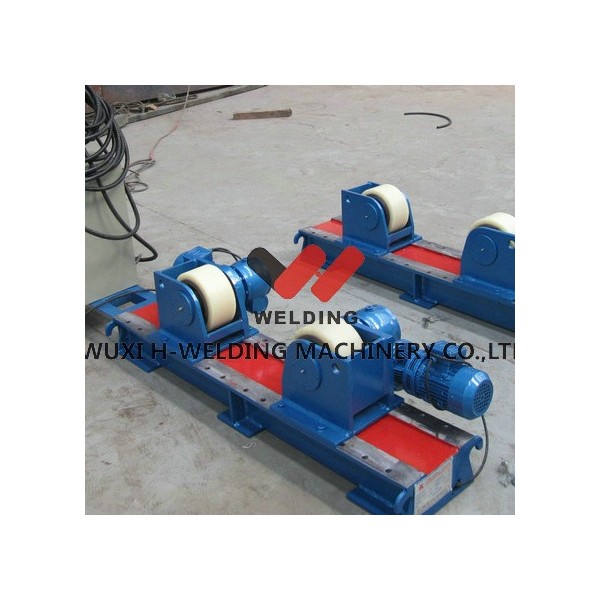 Quality Manual Control Welding Pipe Turning Rolls 40 Ton Lead Screw Adjustable Rotator for sale