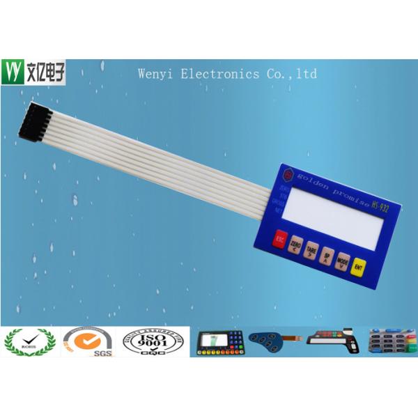 Quality Custom Membrane Switch Panel For Electronic Scales With 3M9448A Back Adhesive for sale